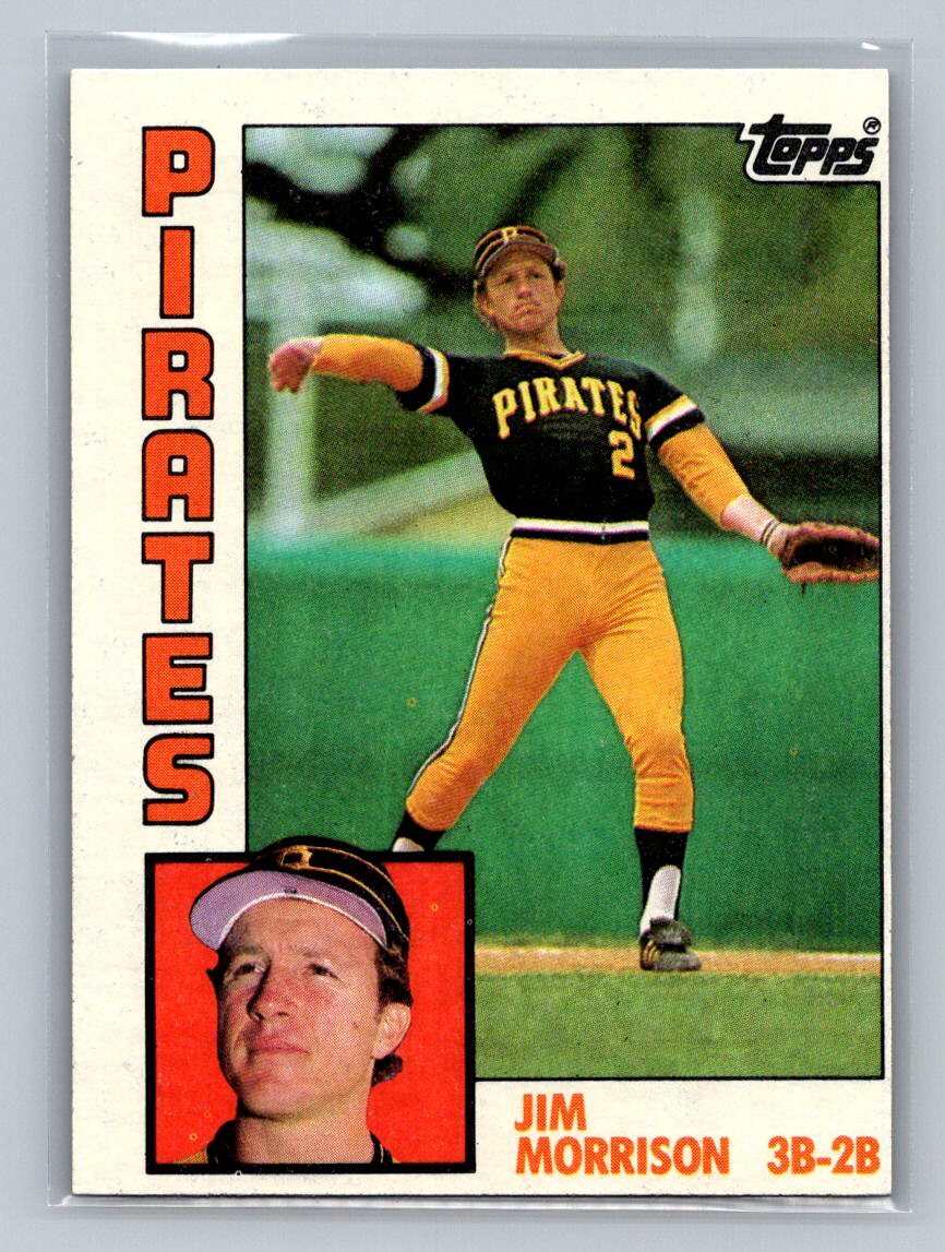 1984 Jim Morrison #44 Topps Pittsburgh Pirates 84-TBBC#1-2 | eBay
