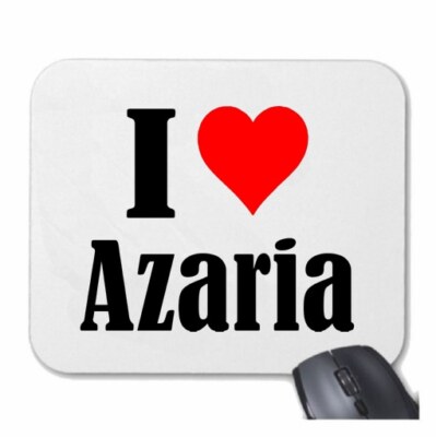 MOUSEPAD Mauspad I Love Azaria Ich Liebe Azaria | eBay.de