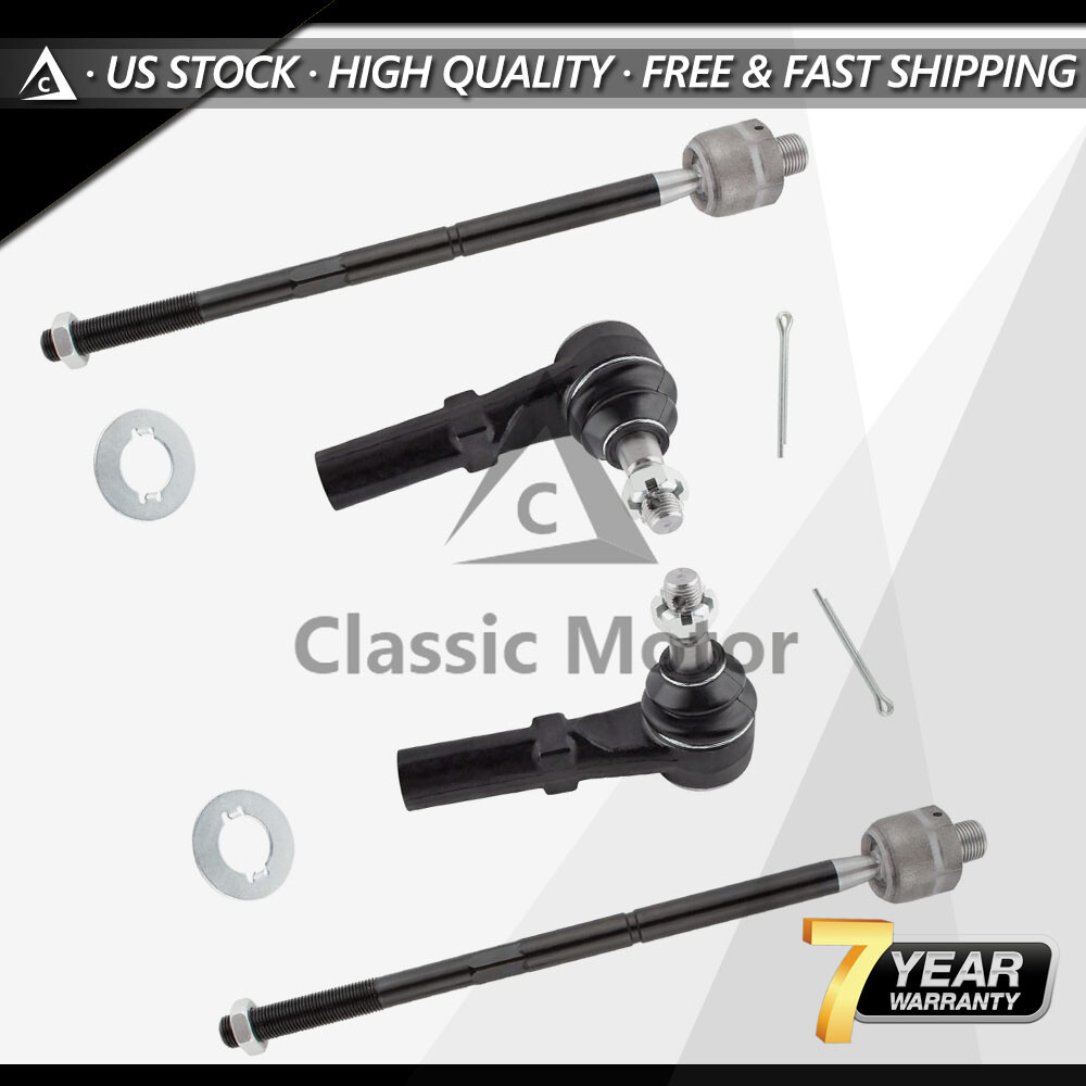 Steering Tie Rod End Inner Outer EV80702 for Dodge Challenger 2008-2010 ...