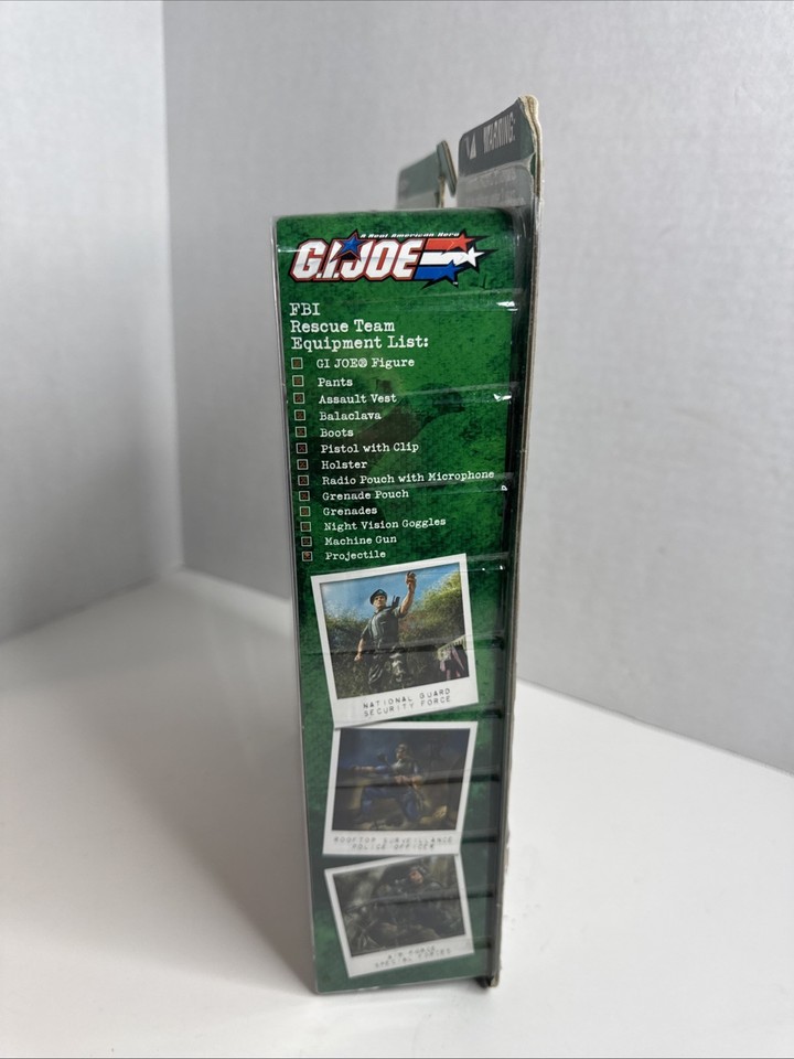 GI Joe FBI Rescue Team Security Forces 12" Action Figure 2004 Rare | eBay