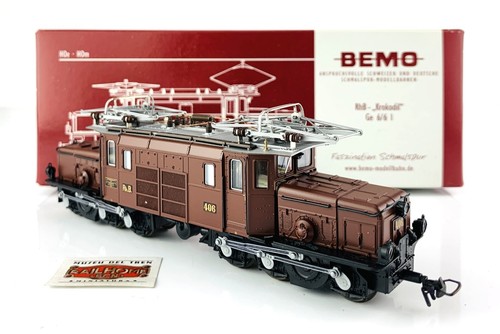 PR28 - BEMO H0m 1255 116 - RhB Ge 6/6 I 406 CROCODILE RHÉTIQUE ...