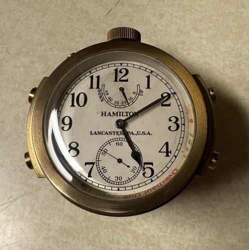 HAMILTON MODEL 22 Chronometer Only no Box, running and keeping accurate ...