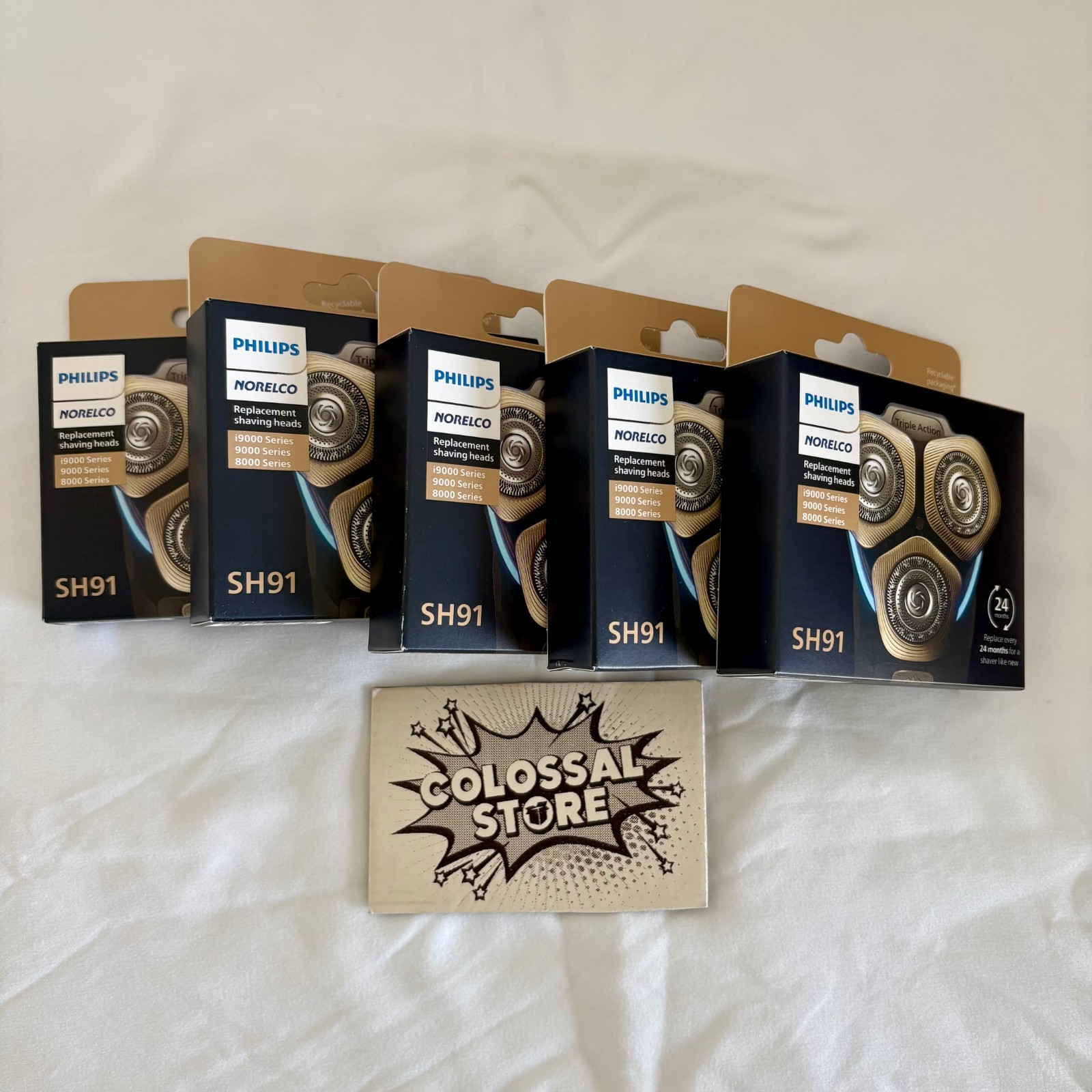 Philips Norelco Shaving Heads for Shaver Series 9000, SH91/52 3 ...