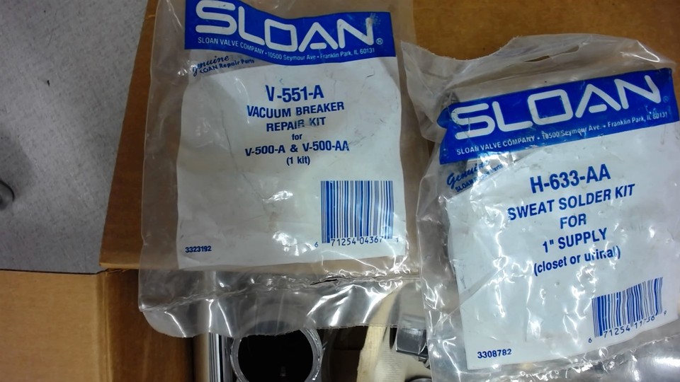 Sloan Battery Powered Sensor Flushometer Partial Kit. | eBay