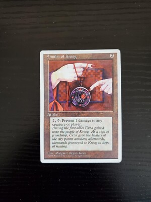 1995 MTG Magic the Gathering 4th Edition - Amulet of Kroog - VLP | eBay