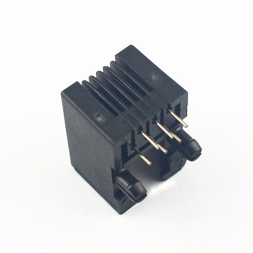 10Pcs RJ11 6P6C 6 Pin Telephone Right Angle Board Jack Socket Female ...