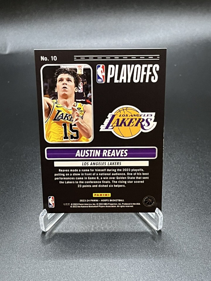 2023-24 Panini NBA Hoops Austin Reeves Road to the Finals #106/999 LA ...