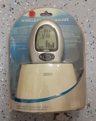 Springfield Precise Temp Wireless Rain Gauge In/Out Temperature Digital ...