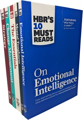 HBR's 10 Must Reads 5 Books Collection Set Essentials, Strategy, Mental ...