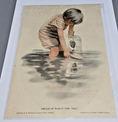 Vintage For "Sail" by K R Wireman for Cream of Wheat Advertisement 1912 ...