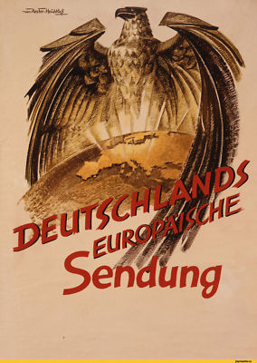 WW2 Vintage German European Poster | eBay