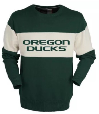 NWT Oregon Ducks Sweater - Bruzer Bar Down Crew Neck Sweater - Size: XS ...