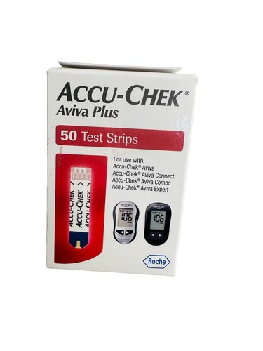 Accu-Chek Aviva Plus Blood Glucose Test Strips - 50 Count | eBay