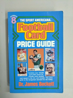 NFL 1991 THE SPORTS AMERICANA FOOTBALL CARD PRICE GUIDE #8 Dr BECKETT ...