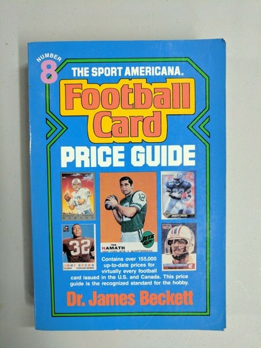 NFL 1991 THE SPORTS AMERICANA FOOTBALL CARD PRICE GUIDE #8 Dr BECKETT ...