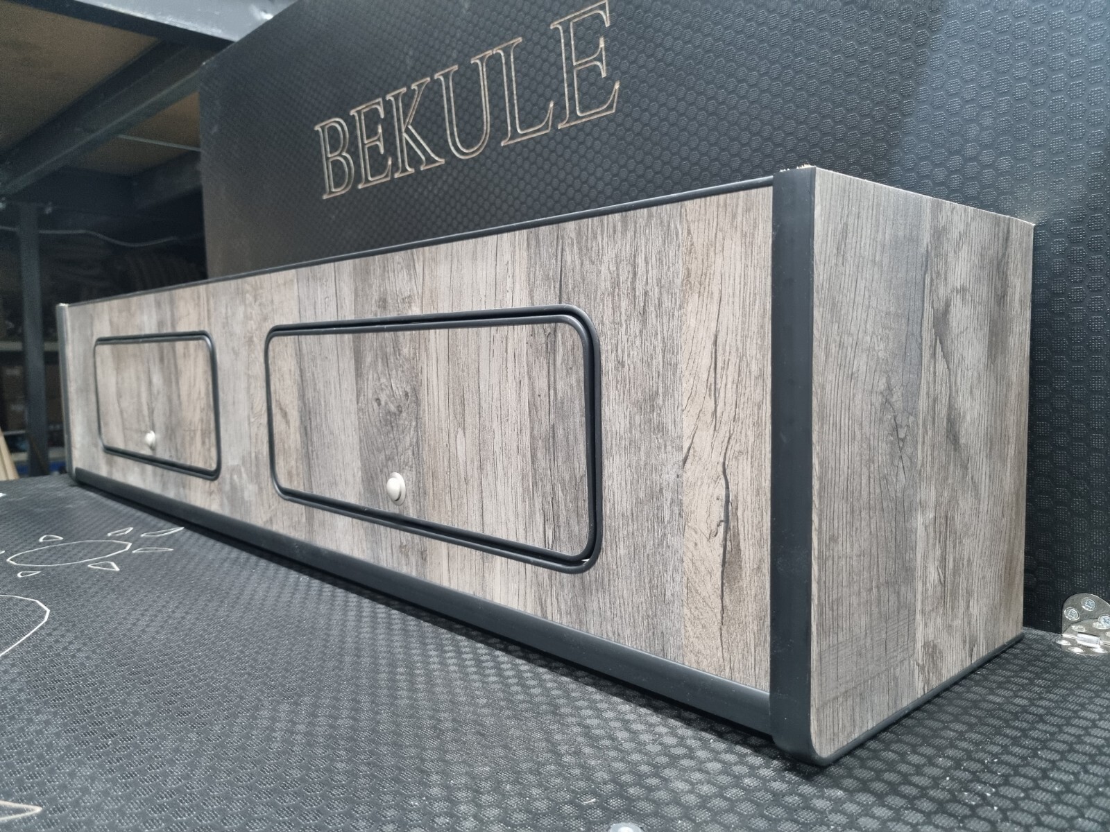 1200mm Campervan Overhead Locker camper Sprinter lightweight ply Santa ...