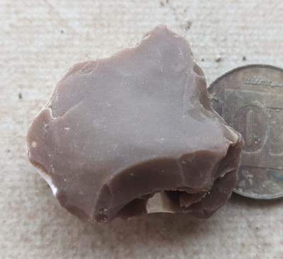 Natural MINERAL Rough Raw FLINT ? Ancient Stone Rock Netanya Beach ...