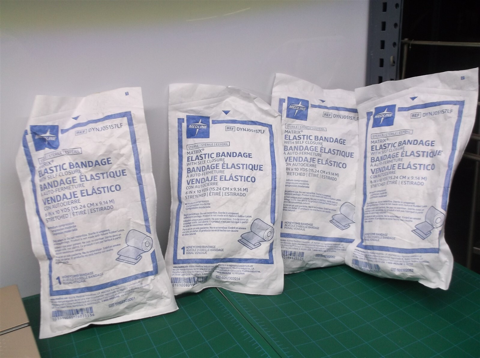 4-Medline Sterile Elastic Bandages - Matrix Wrap with Self-Closure, 6 ...