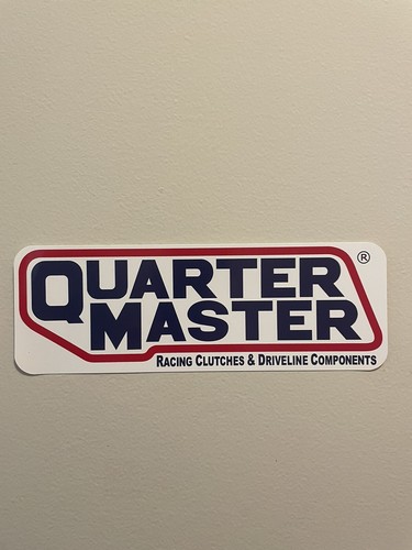 QUARTER MASTER racing sticker/decal | eBay