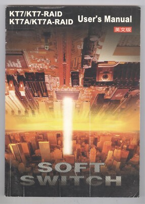 ABIT KT7/KT7-RAID KT7A/KT7A-RAID Motherboard User’s Manual | eBay