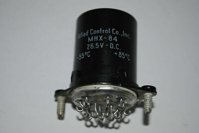 ALLIED CONTROLS MIL-SPEC RELAY MHX-84 26.5VDC NSN: 5945-00-259-5685 | eBay