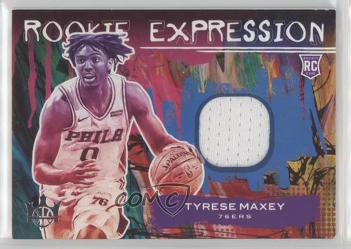 2020-21 Panini Court Kings - Rookie Expression Memorabilia Tyrese Maxey ...
