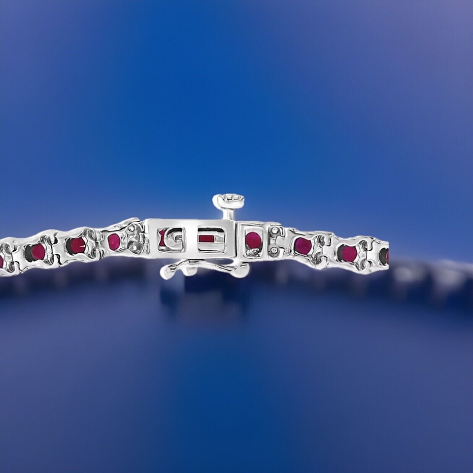 NEW! EFFY RUBY & DIAMOND TENNIS BRACELET / Retail $ 1,275 | eBay