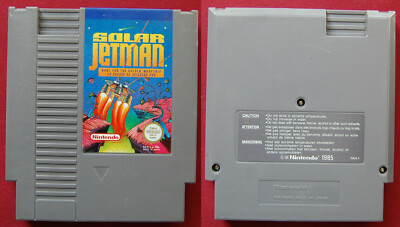 Nintendo NES jeu SOLAR JETMAN LA CHASSE AU VAISEAU D'OR loose version ...