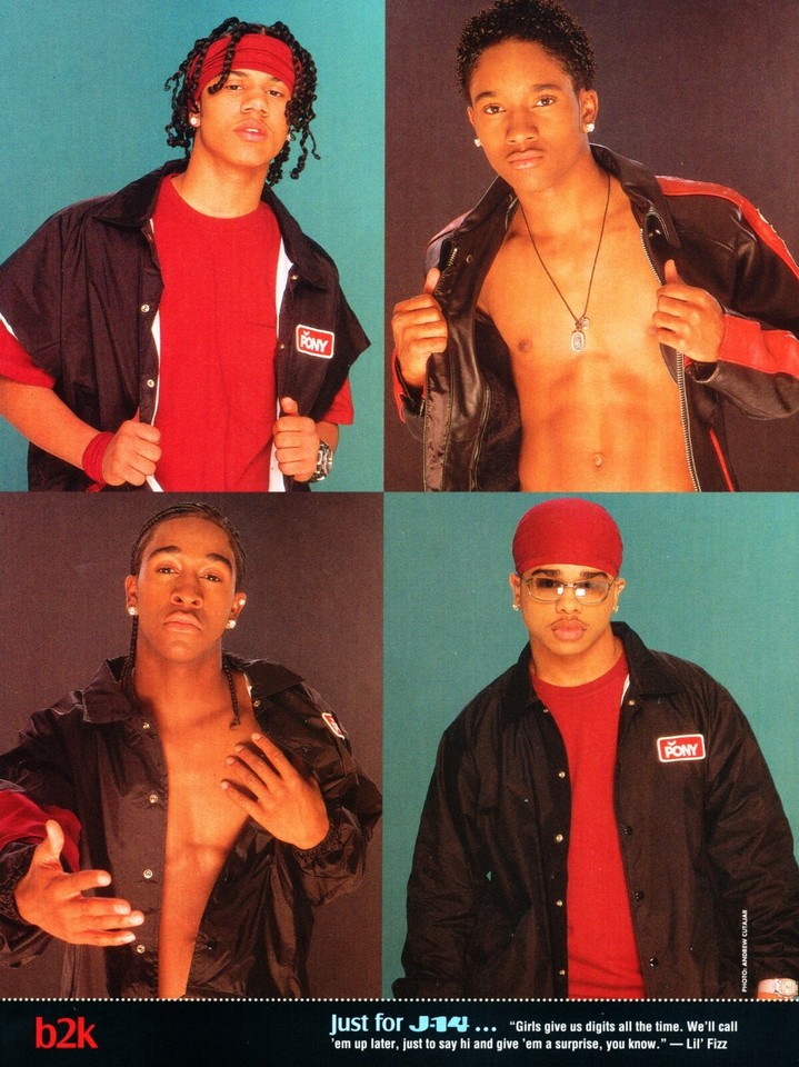 2 SIDED MAGAZINE POSTER~ PINK & B2K OOP very rare | eBay