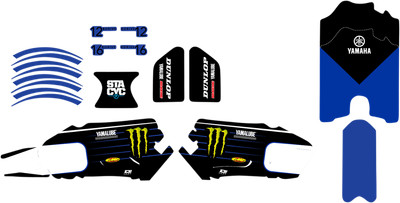 D'COR Graphics Kit for STACYC Stability Cycles Star Racing - Blue 10-80 ...
