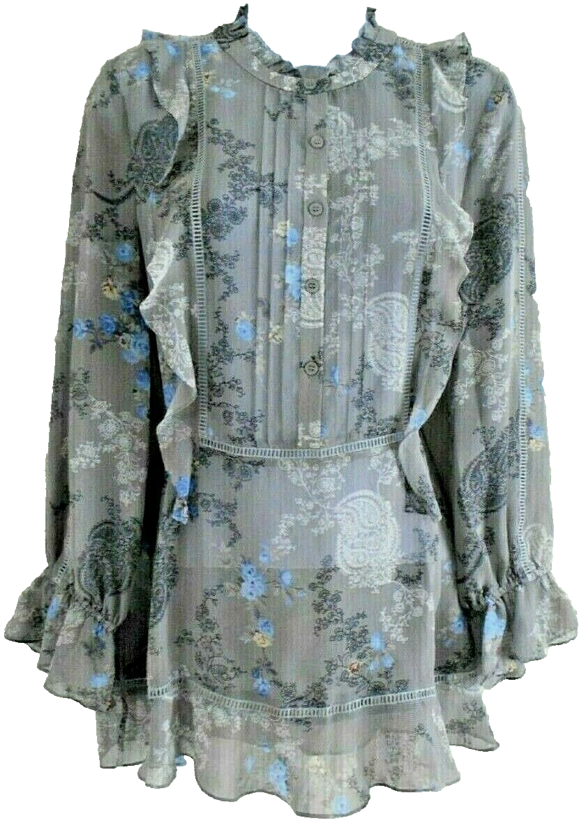 Chiffon Ruffle Tunic