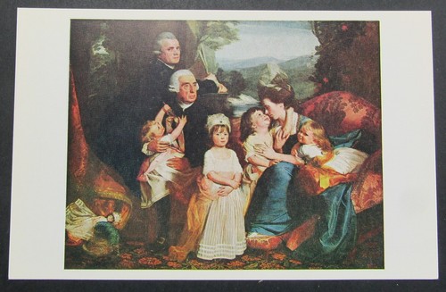 Copley Family by John Copley Art Vintage Standard Postcard Unposted | eBay
