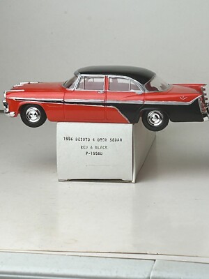 Jo-Han Reissue 1956 DeSoto Sedan Promo Car with Box, Red & Black | eBay