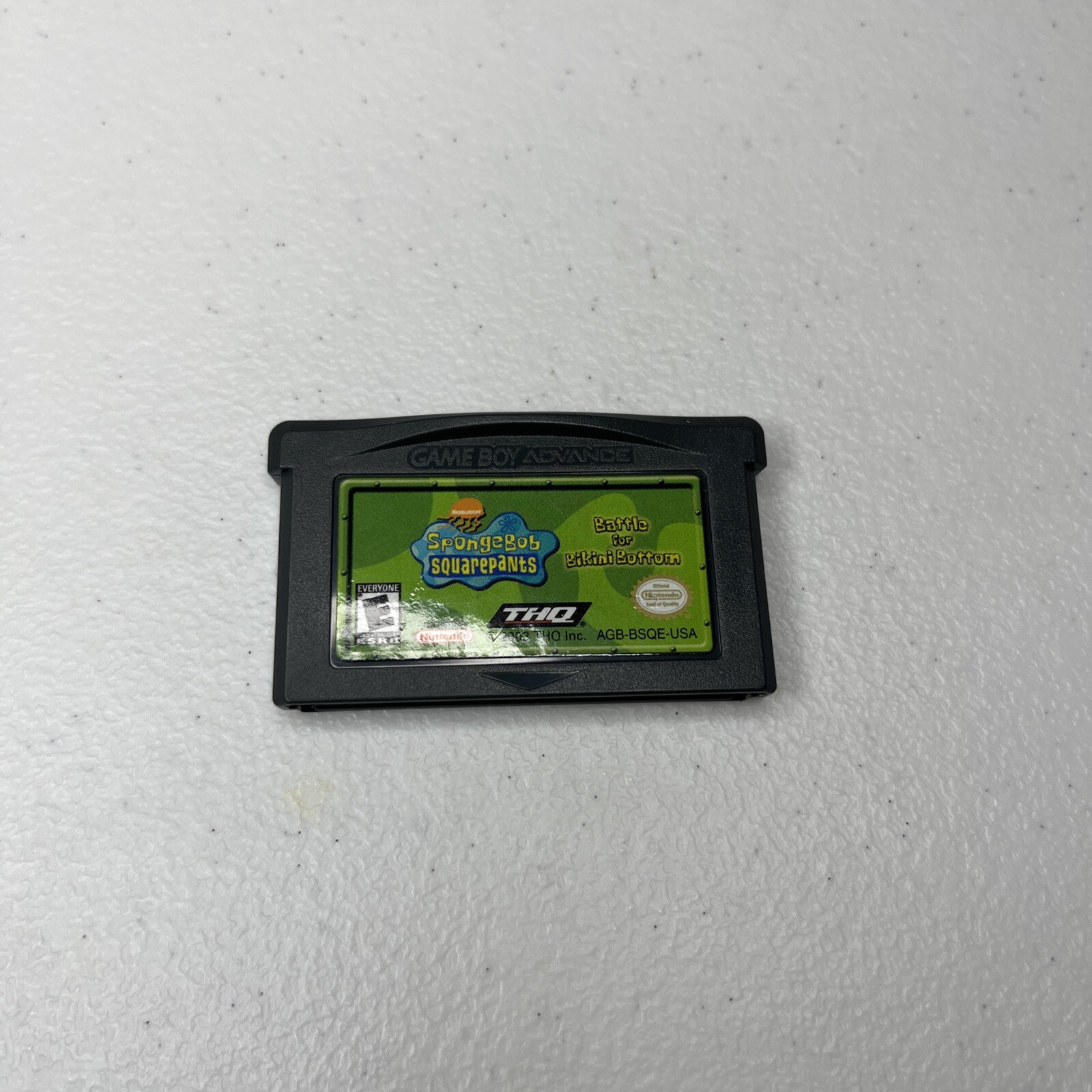 Working NICKELODEON GBA Spongebob Battle For Bikini Bottom Gameboy ...