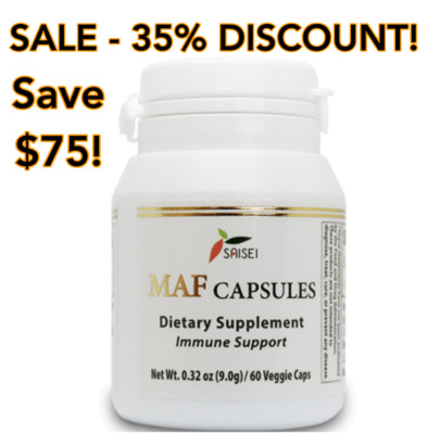 GcMAF MAF Capsules Immune Support AUTHENTIC Saisei Labs - SAVE $75 PER ...