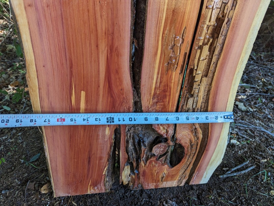 Cedar slab (thick slab) (Live Edge) Epoxy slab | eBay