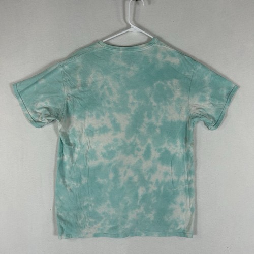 Hug Life Cat Milk DOM Tie-Dye T-Shirt Mens Large Blue Casual Funny Tee ...