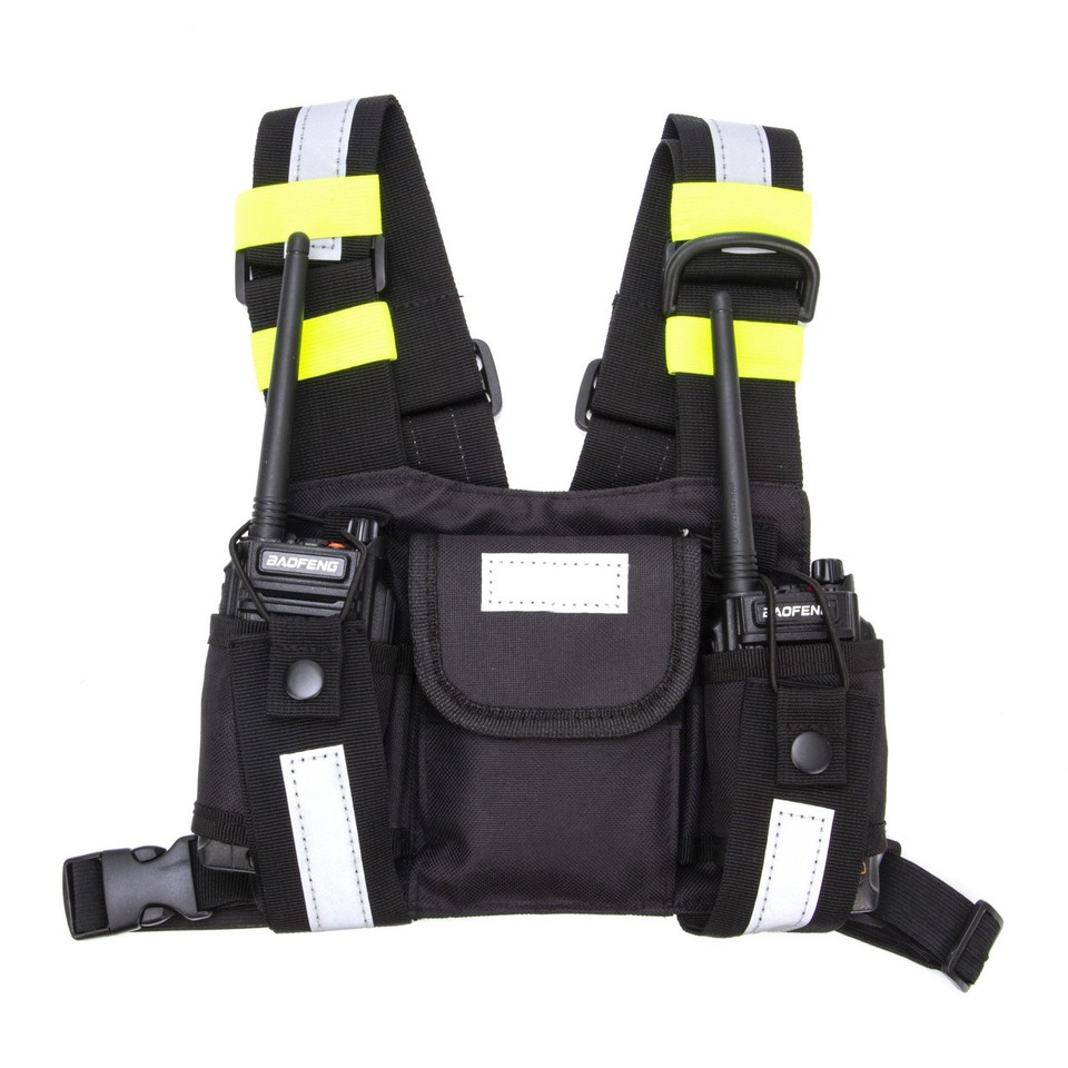 Men Chest Rig Bag Vest Front Fanny Pouch Tactical Harness Waist Pack ...