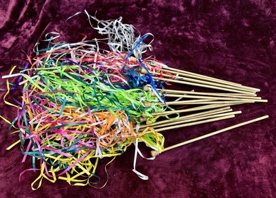 27 Ribbon Dancing Sticks for creative music and movement | eBay