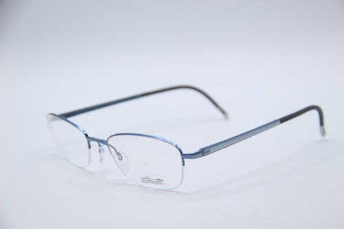NEW SILHOUETTE 4453 40 6074 BLUE GUNMETAL AUTHENTIC FRAMES EYEGLASSES ...
