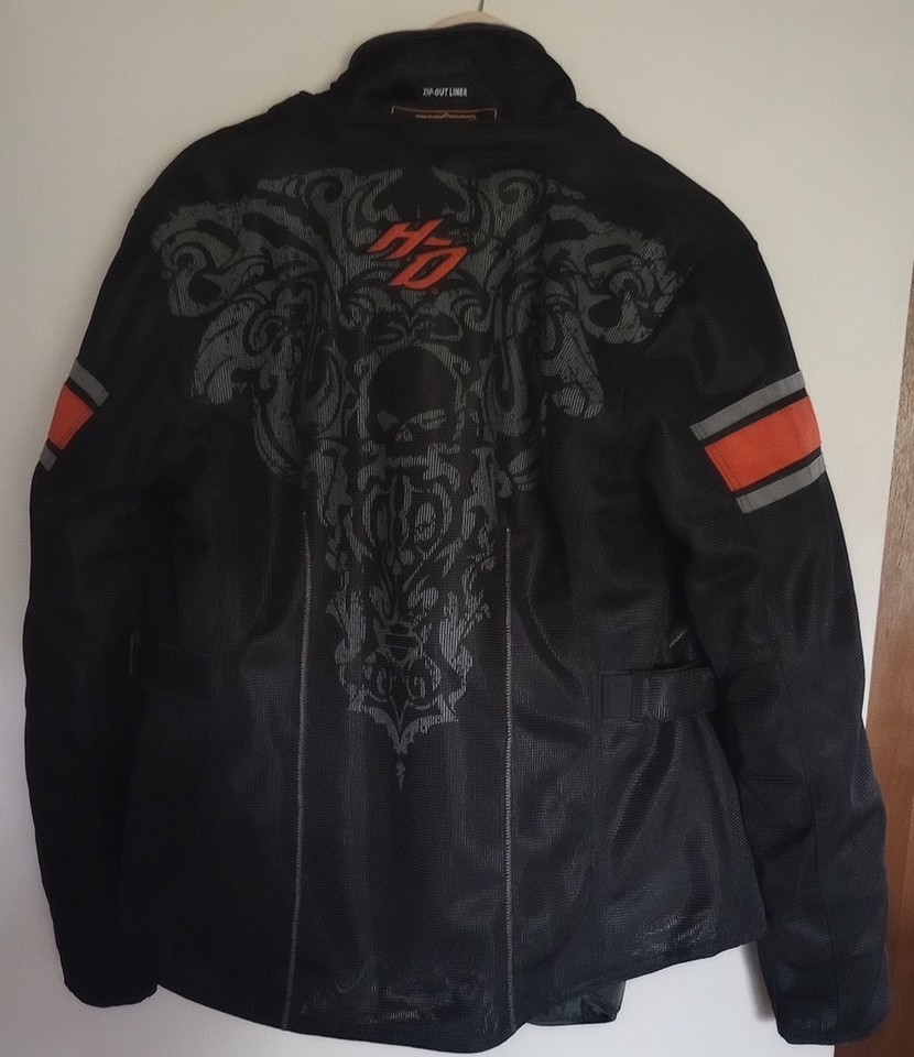 Harley Davidson Warm Weather Motorcycle Jacket with Zip Out Inner Liner ...