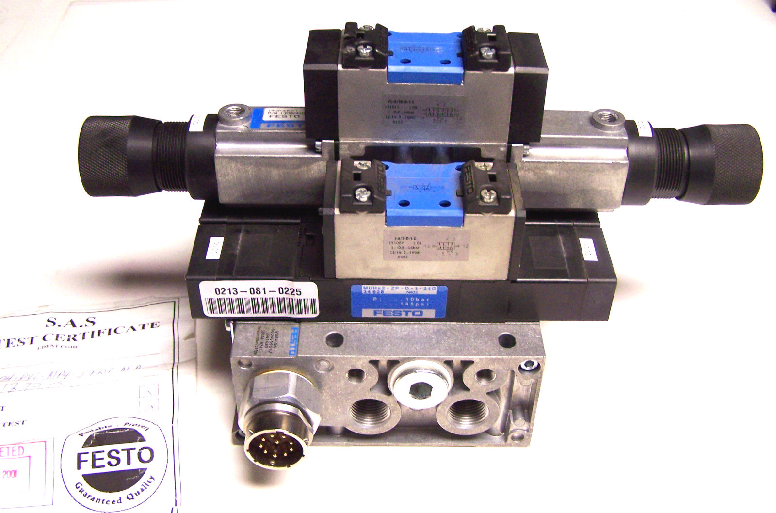 * NIB..Festo Terminal Manifold 41P-1-04-PYZ-MP4: w/ Pressure Regulator ...