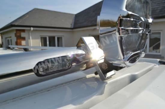 Rear Roof Bar + LED + Round Spots + Flashing Beacon To Fit MAN TGE 2017 ...
