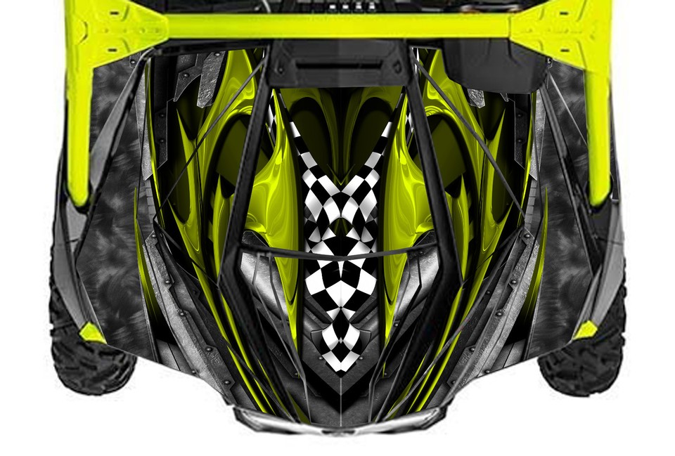 Can Am Maverick Genesis Manta Green Decal Graphic Kit Wraps 2013-2018 ...