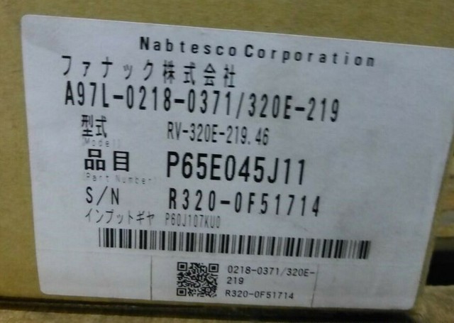 FANUC A97l-0218-0371#320e-219 RV Reducer J3 Axis Xgmf-18093 - for sale ...