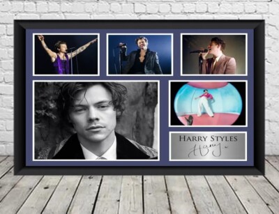 Harry Styles Signed Photo Print Autographed Poster Memorabilia | eBay UK