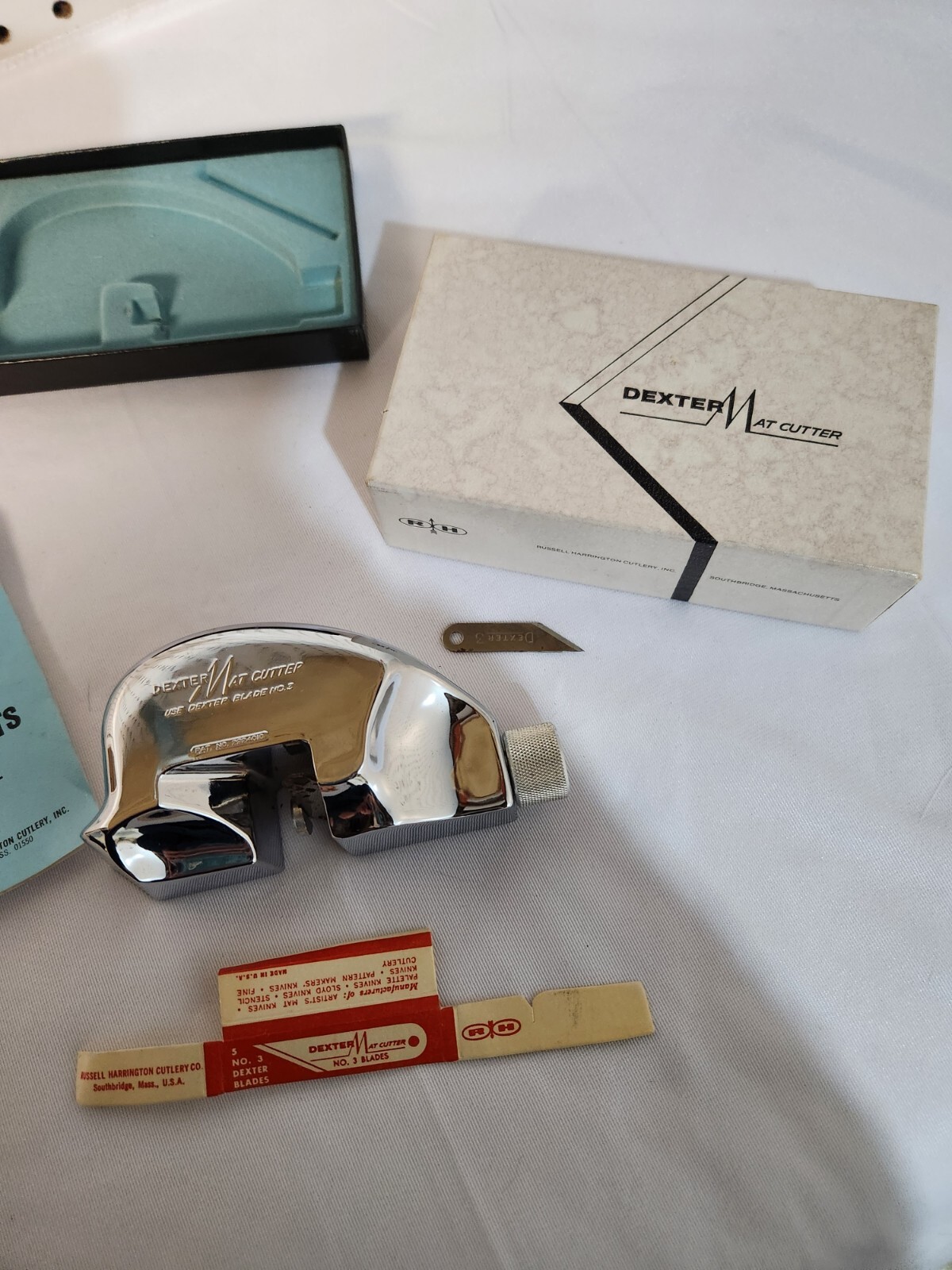 Vintage 70s Dexter Mat Cutter Hand Held Cutting Tool Russell Harrington ...