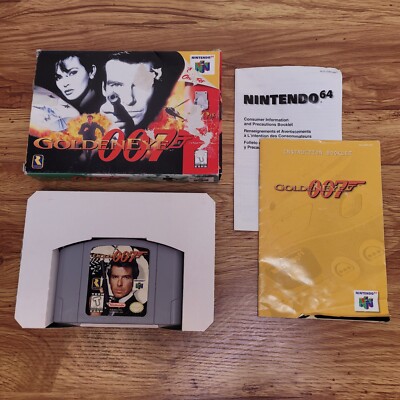Goldeneye 007 N64 Nintendo 64 CIB Complete in Box - Tested 45496870072 ...