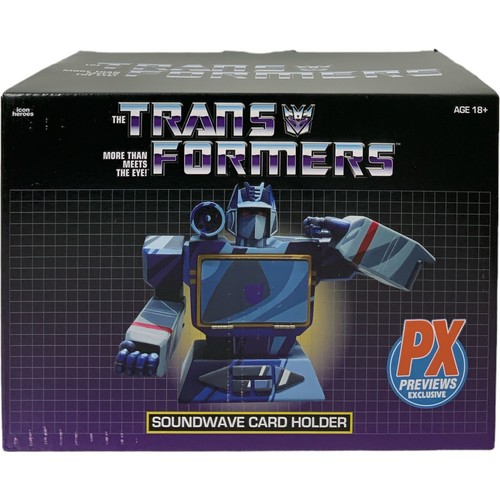 Transformers Soundwave Bust Resin Business Card Holder Previews ...
