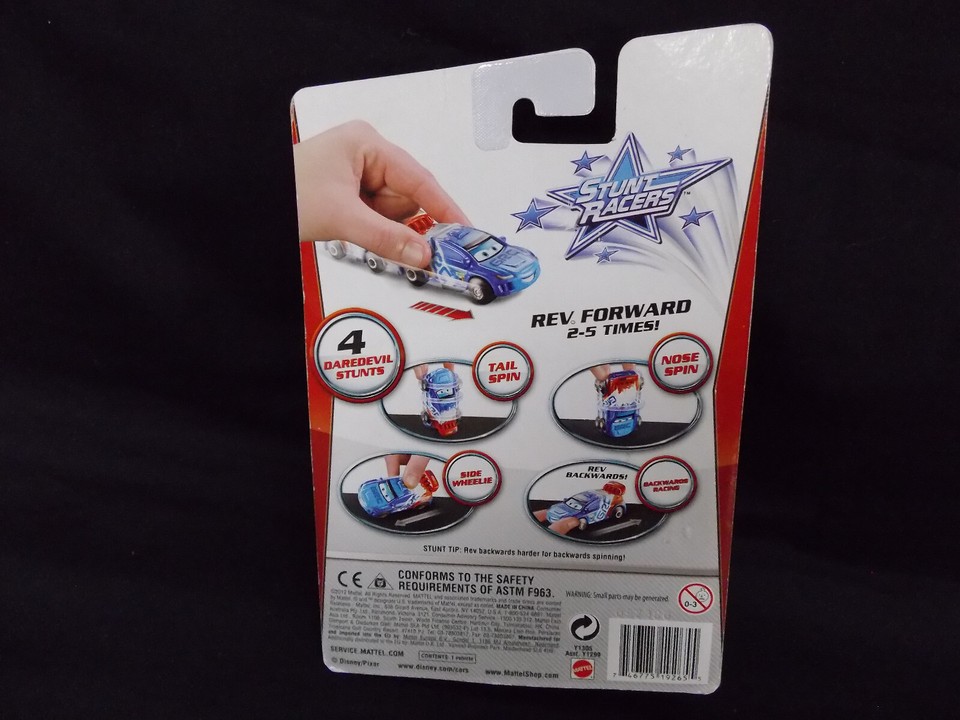 Disney Pixar Cars Stunt Racers Raoul CaRoule Race Car 4 Daredevil ...